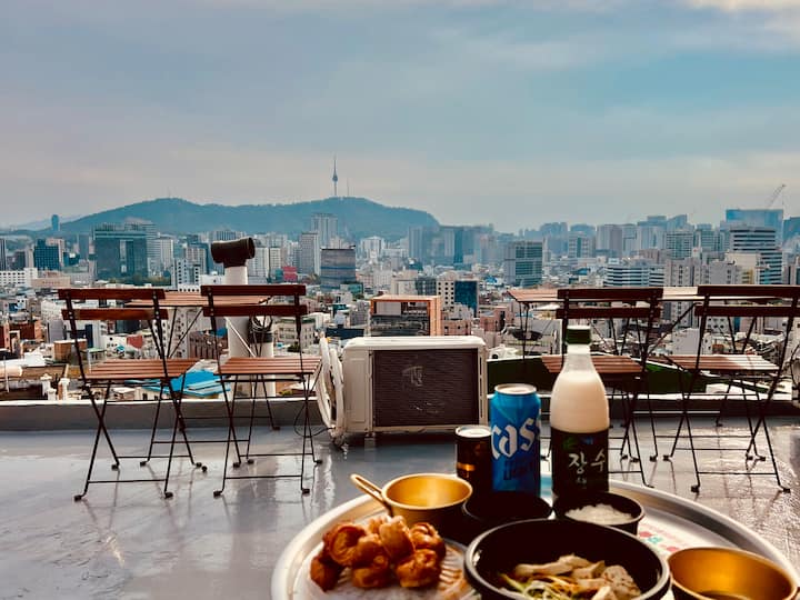 [Ddp에서 서울타워 뷰] #혜화#낙산공원#K드라마감성#케데몬#광장시장#명동 - Seoul