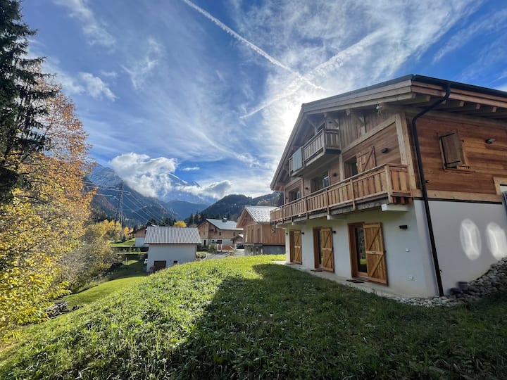 Chalet Familial, Vue Mont Blanc, Terrasse & Jardin - Saint-Gervais-les-Bains