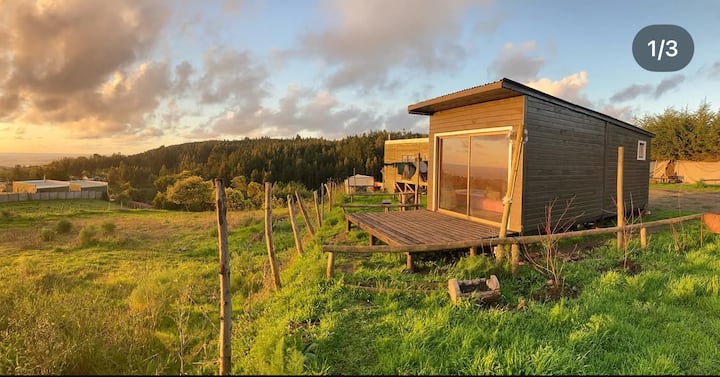 •	Cabaña Con Vista Al Mar En Playa La Sirena - Pelluhue