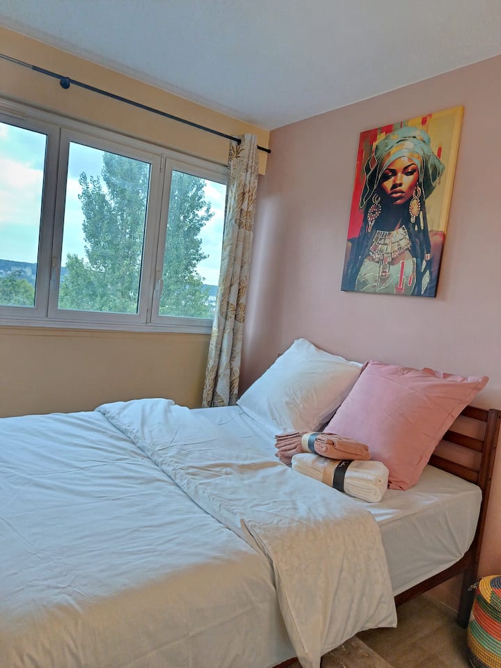 Chambre Afro Exotique Près Du Rer D - Essonne