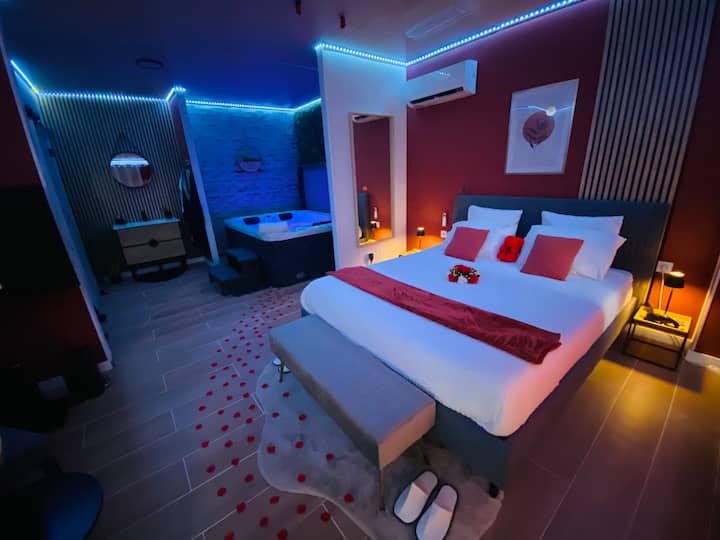 Oasis Du Plaisir 
Suite Romantique Jacuzzi Privé - Blaye