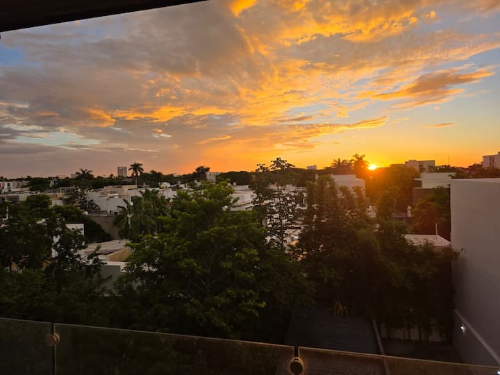 Departamento 1 Hab Con Balcón En Zona Tranquila - Mérida