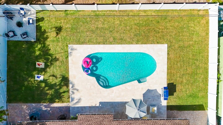 Heated Pool + Near Beaches|10 Ppl|boho Bliss Palm - Boynton Beach, FL