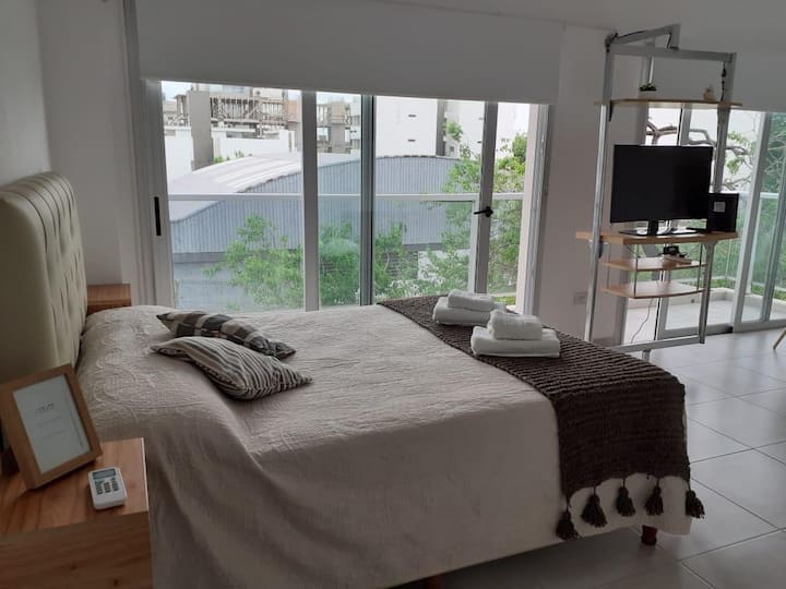 Luminoso Monoambiente Con Balcón - La Plata