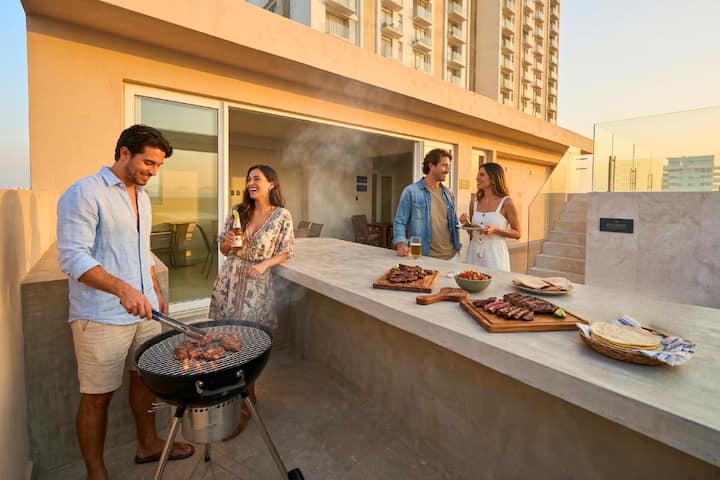 Depa Costa · Vista Mar · Alberca Rooftop + Asador - Veracruz, México