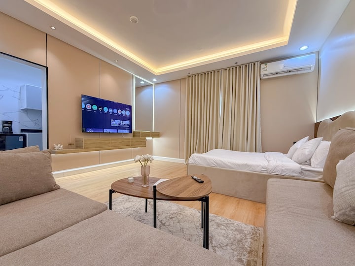 استوديو قرب المطار والمترو بدخول ذكي - Saudi Arabia