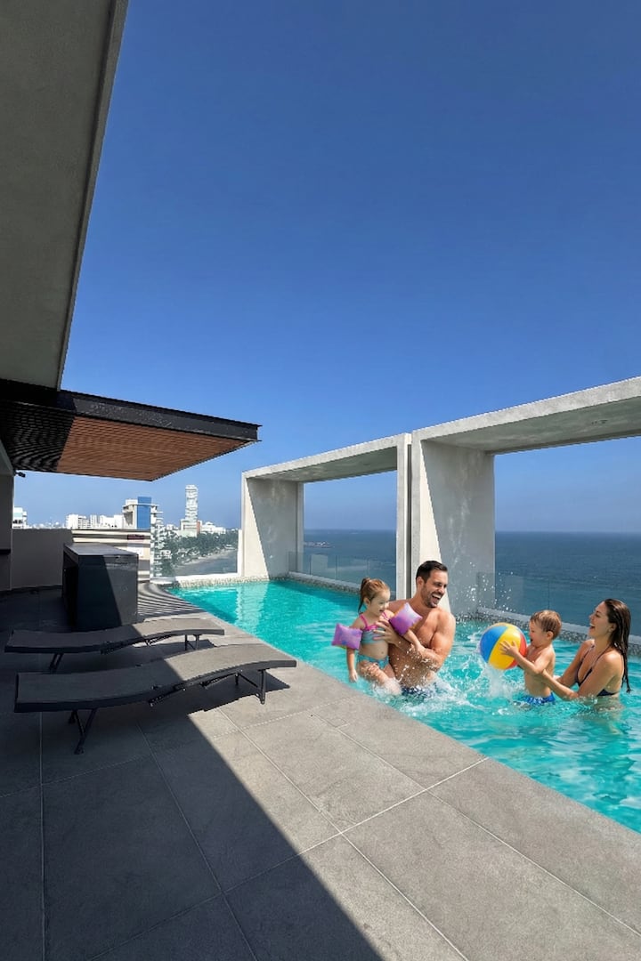 Vista Amanecer T5 601 / Alberca / Wifi / Factura - Boca del Río