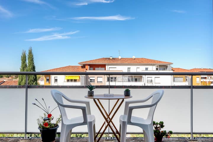 Ô Cocon Paisible * Wifi, Calme, Smart Tv, Parking - Balma