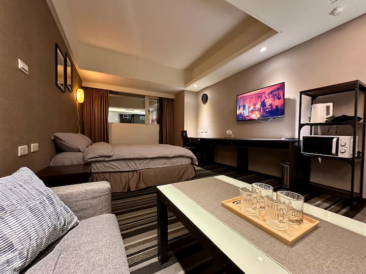 W03 Spacious Cozy Apartment In Da’an Taipei 1-2ppl - Taipei