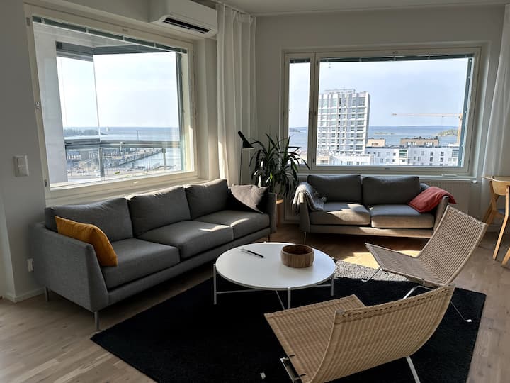 Uusi Design-huoneisto Avoimilla Merinäköaloilla - Helsinki