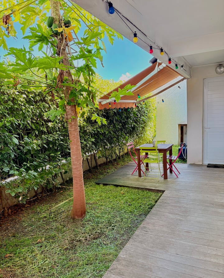 Val Plaisance • F2 Jardin & Clim, Proche Plages - Nouméa