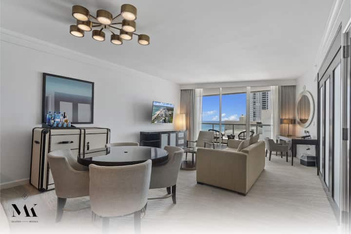 Fontainebleau | 2dbl Queen Bed City + Ocean View - South Beach, FL