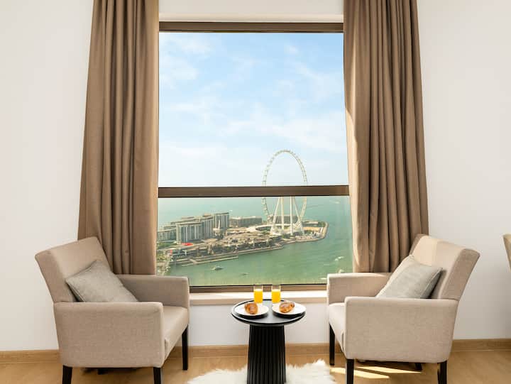 Jbr Beachfront With Dubai Eye & Sea View Apartment - Dubai