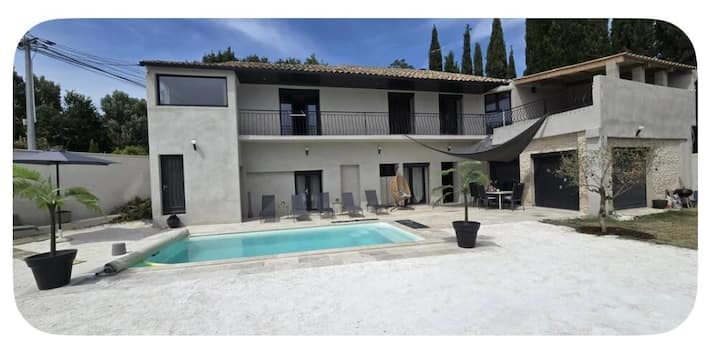 Grande Villa Provençale Avec Piscine –10 Couchages - Orange