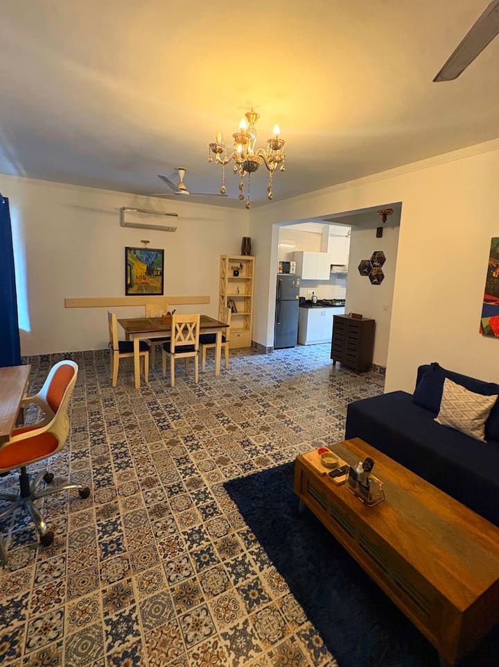 Sol Flor - Spacious 1bhk In Siolim With Pool & Gym - Goa