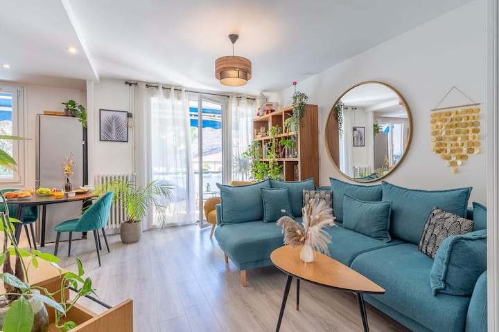 Boho Zen : T3 Calme Avec Parking En Ville - Montpellier