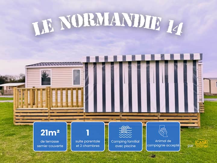 Idéal Famille*2km Omaha Beach*3 Chb*6pers*barbecue - Vierville-sur-Mer