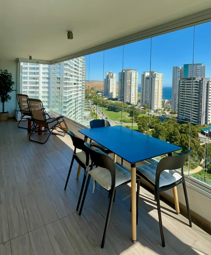 Departamento En Costa De Montemar, Excelente Vista - Concón