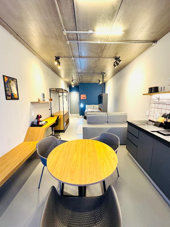 Studio - Espaçoso, Completo E Charmoso! - Campinas