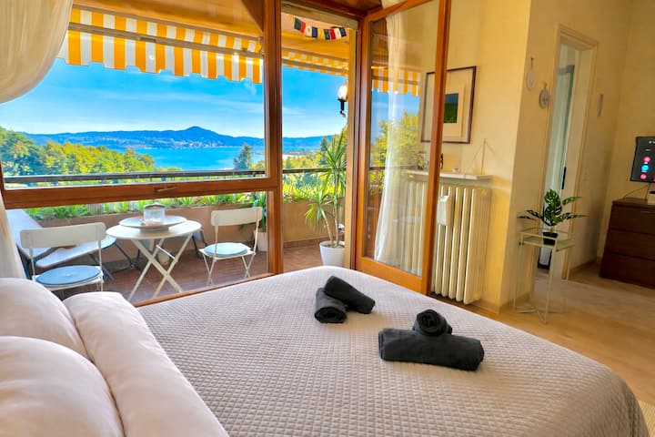 Vista Lago! Con Parco, Wi-fi E Parcheggio Privato - Stresa