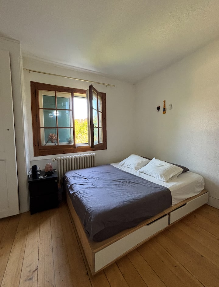 Chambre Dans Une Belle Maison Avec Jardin - Geneva