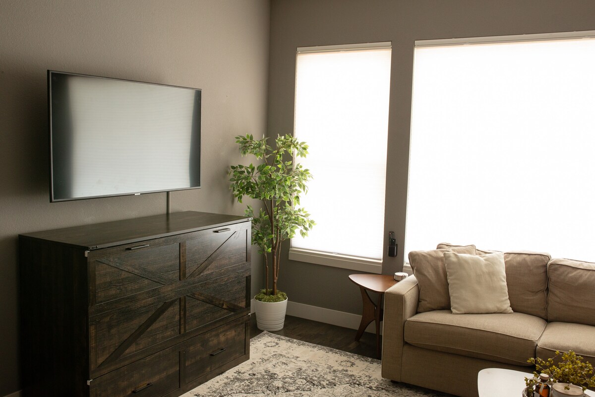 Blick vom Dach & Drinks bei Sonnenuntergang: Luxus-Stadthaus ...