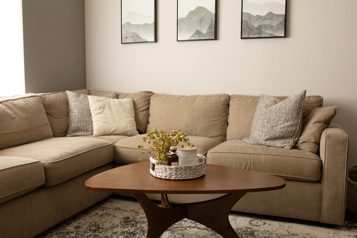 Blick vom Dach & Drinks bei Sonnenuntergang: Luxus-Stadthaus ...