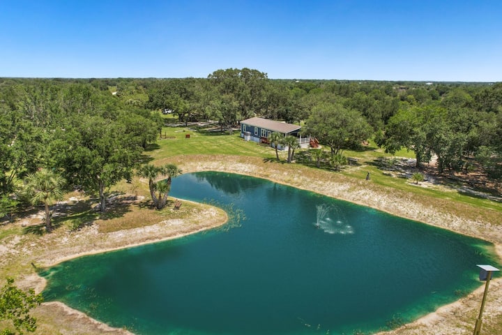 Cottage Nestled In Old Oak Hammock With Pond. - Kissimmee Prairie Preserve State Park, Okeechobee