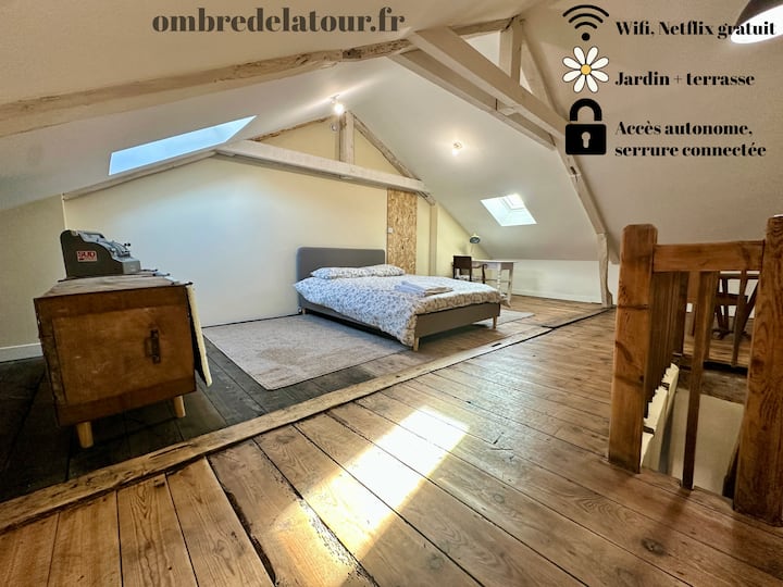 Duplex Cosy 75m²-rue Grotte-jardin-sanctuaires - Lourdes