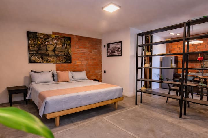 Loft Con Cama King En San Felipe, Residencial - Oaxaca
