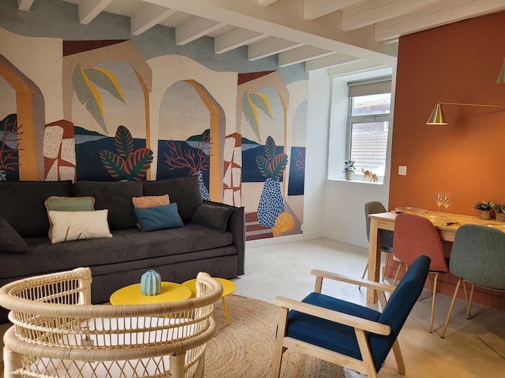 T3 Duplex, Hyper Centre Au Calme Avec Balcon - Lons