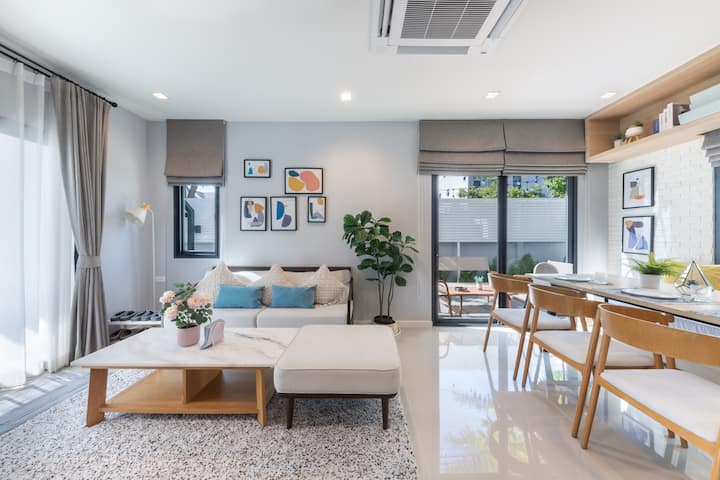 Peaceful Home 10 Min To Bkk Airport - Aéroport Suvarnabhumi de Bangkok (BKK)