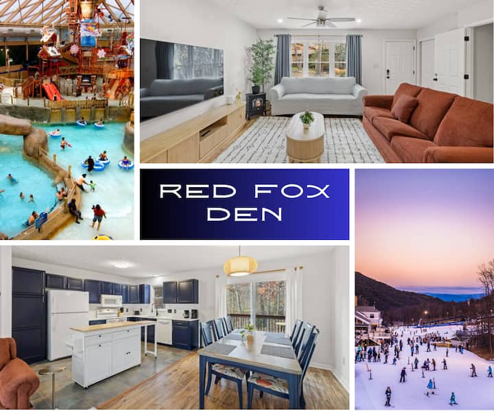 Red Fox Den - 10 Guests, 5 Beds, Ski-in/ski Out - Massanutten, VA