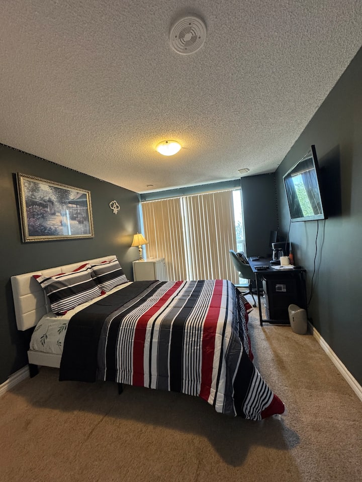 Cozy & Modern 1-bedroom Retreat In A 2br Apartment - London