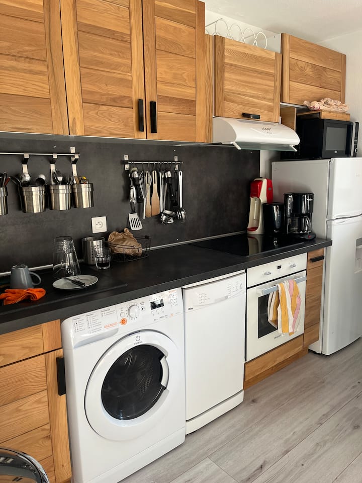 Appartement Cosy Pieds Des Pistes Avec Piscine - Saint-François-Longchamp