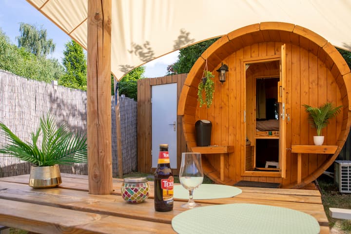 Gezellig Houten Wijnvat In Een Prachtige Omgeving! - Groesbeek