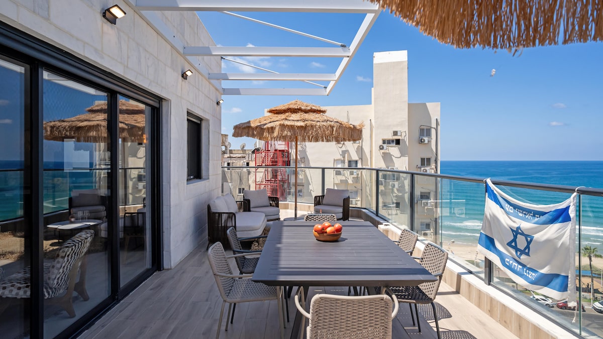 Penthouse | 2nd Line to Sea | 2 Terraces - Apartments for Rent in Bat ...