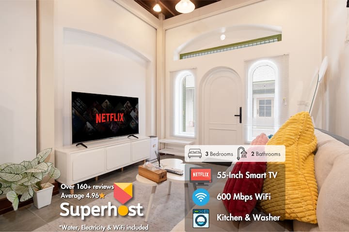 Cozy & Chic 3br Chinatown | Near Iconsiam & Mrt - Bangkok