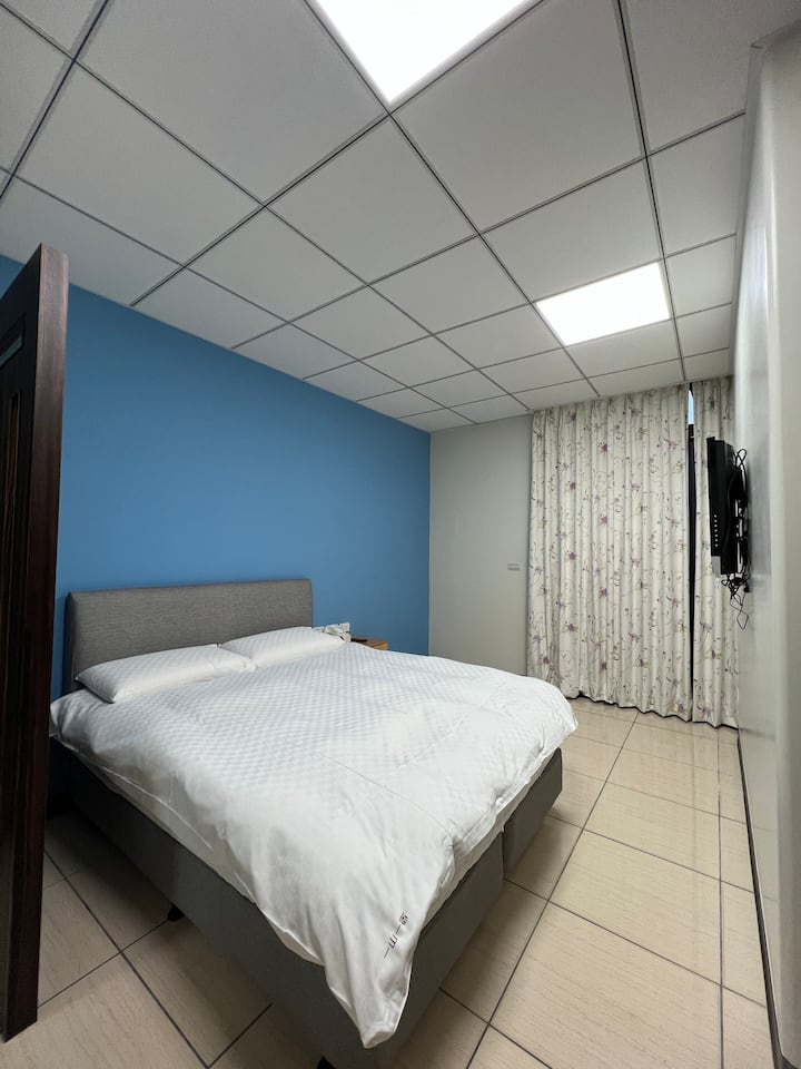 一山一宿 - Blue二人房（雙人床x1) - Alishan Township