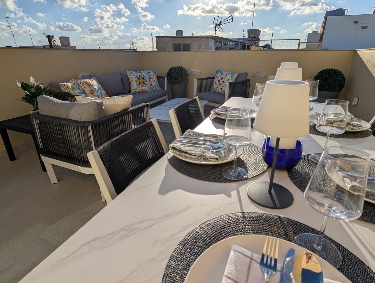 Arena: vistas desde la azotea, bodega y café - Airbnb