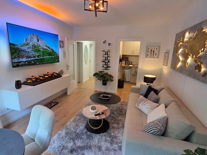 Strandzauber Und Kaminflair-balkon, Pp & King Bed - Flensburg