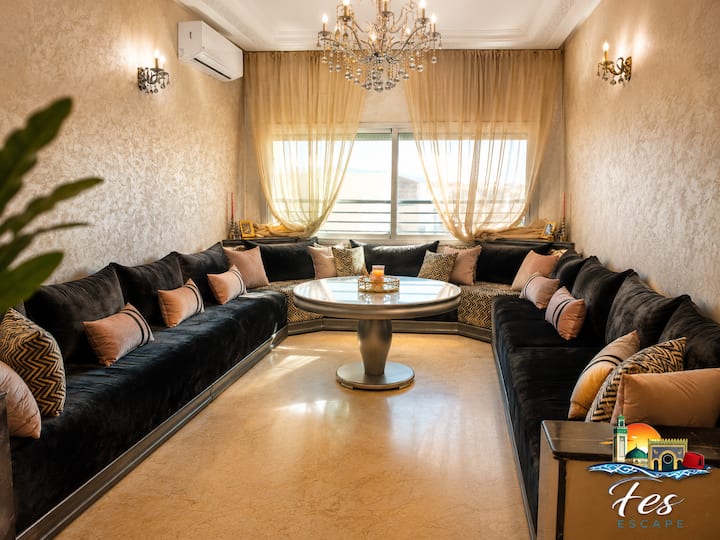 -Fes Escape- 91 Sqm Apartment With Balcony, Top Location - Fès