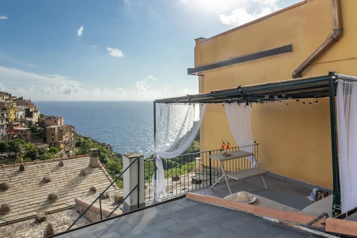 70mq -Corniglia Panoramic Terrace – 2pax - Vernazza