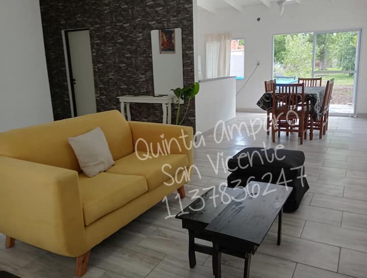 Casa Con Pileta En San Vicente - Quinta Amparo - San Vicente