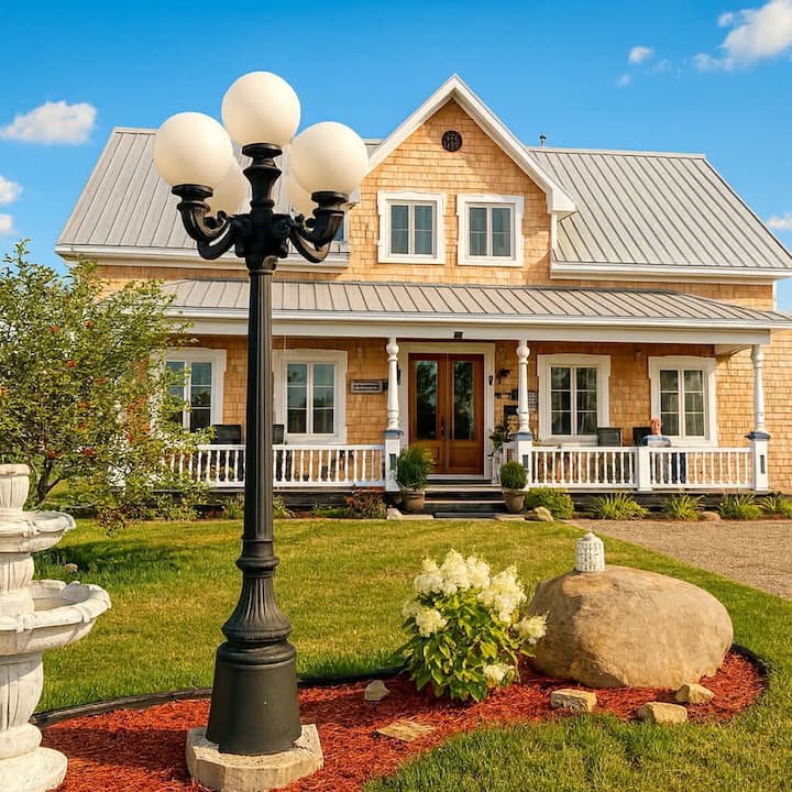 Chalet Bonheur Charlevoix- Piscine, Sauna, Foyer - Charlevoix