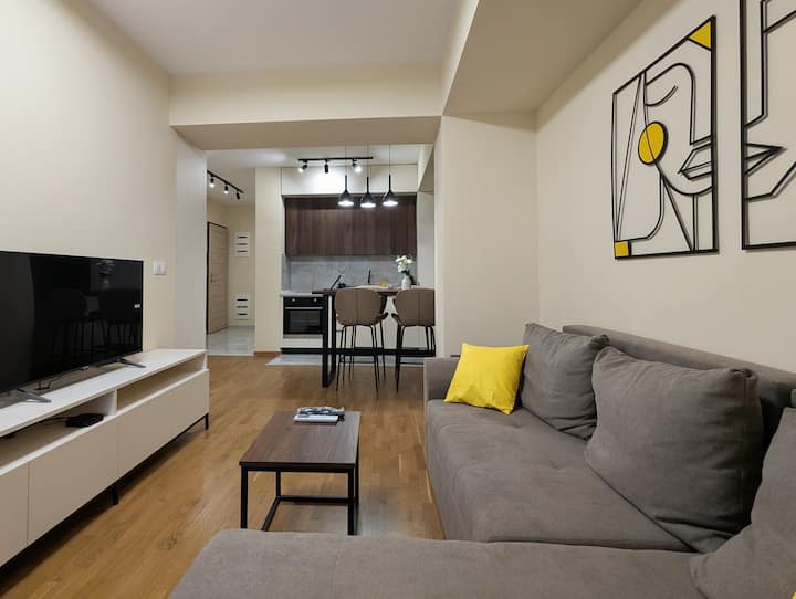 Modern&bright Central Apartment•balcony•fast Wi-fi - Skopje