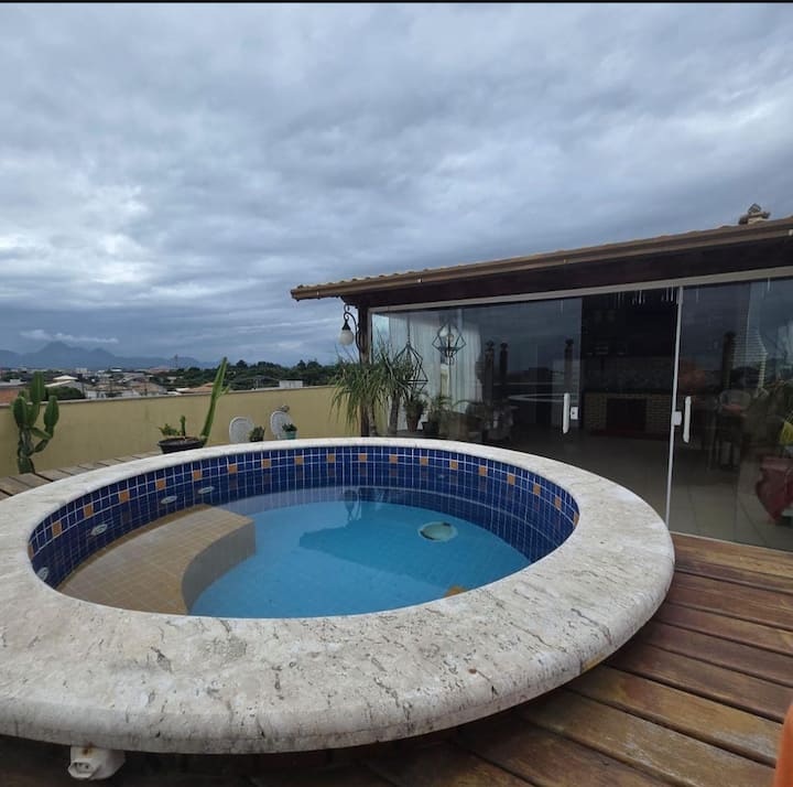 Cobertura Exclusiva Com Jacuzzi 10min Da Praia - Rio das Ostras