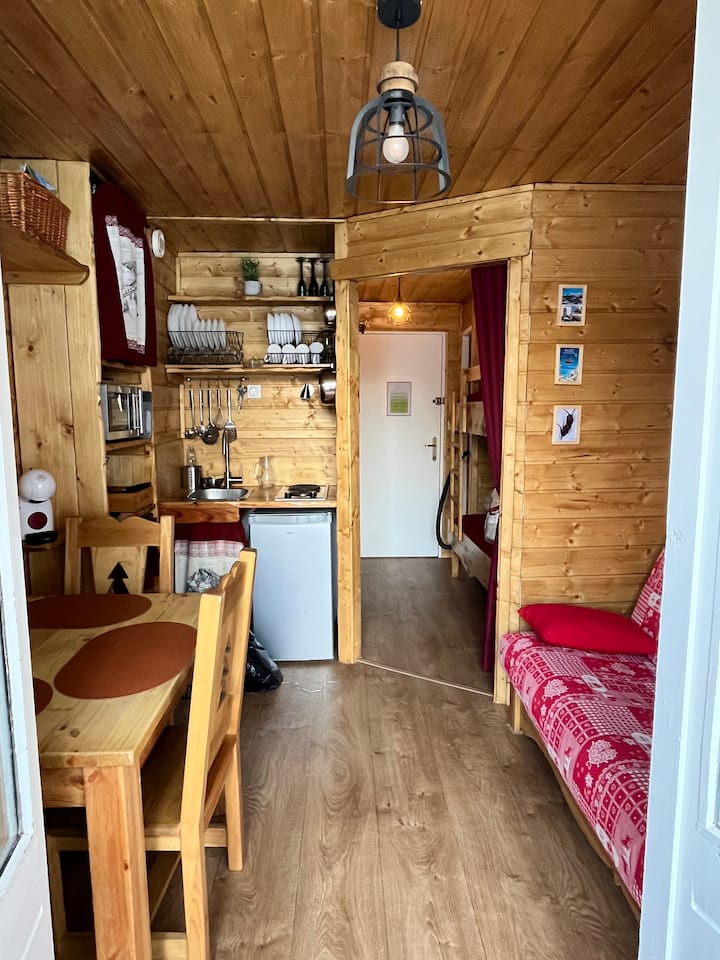 Charmant Studio 3/4 Personnes (3 Adultes Max) - Allos