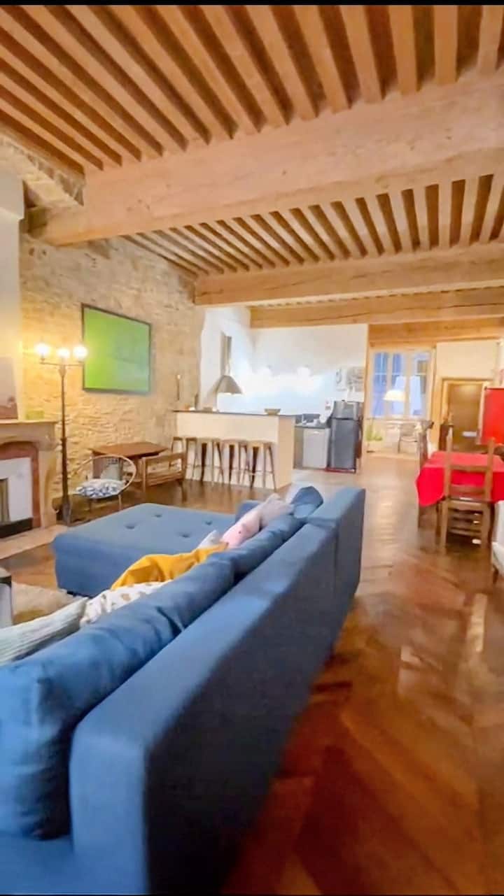 Appartement Splendide, Hyper Centre Vue Saône - Lyon
