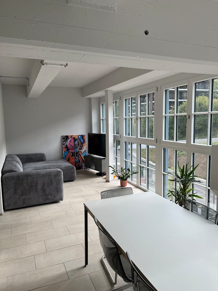Lichtdurchflutetes Loft Im Industrial Style - Erlenbach